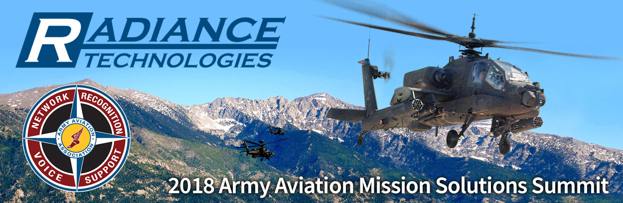 2018 Army Aviation Mission Solutions Summit - Radiance Technologies